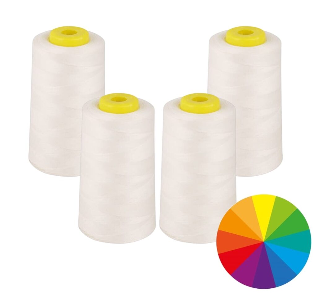 4 x Overlocking Thread – 5000m – Sewing Warehouse